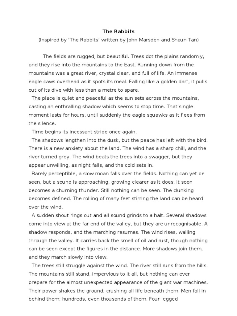 The Rabbits | PDF | Unrest | Violence