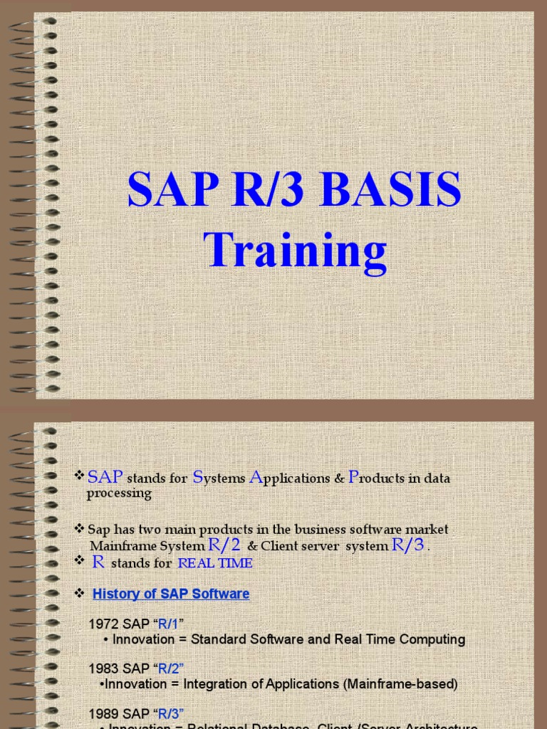 Sap Architecture | PDF | Databases | Operating System