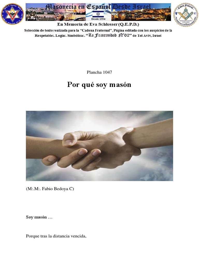 Por Que Soy Mason | PDF