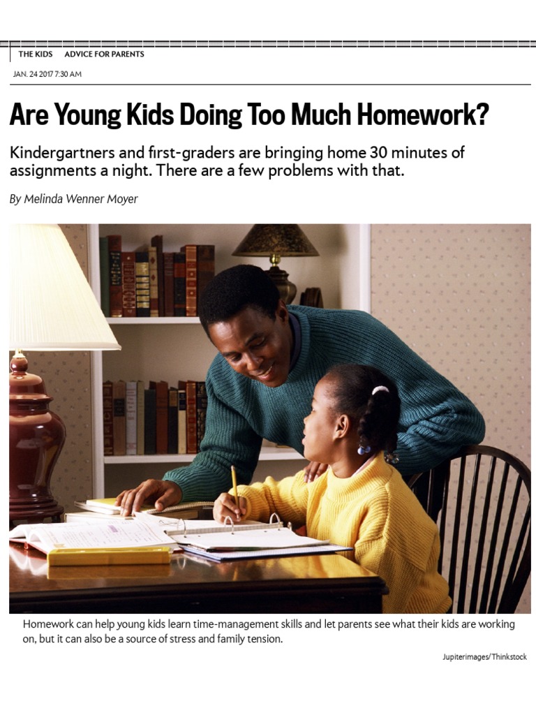 Are Grade-Schoolers Doing Too Much Homework | PDF | Homework | Behavior ...