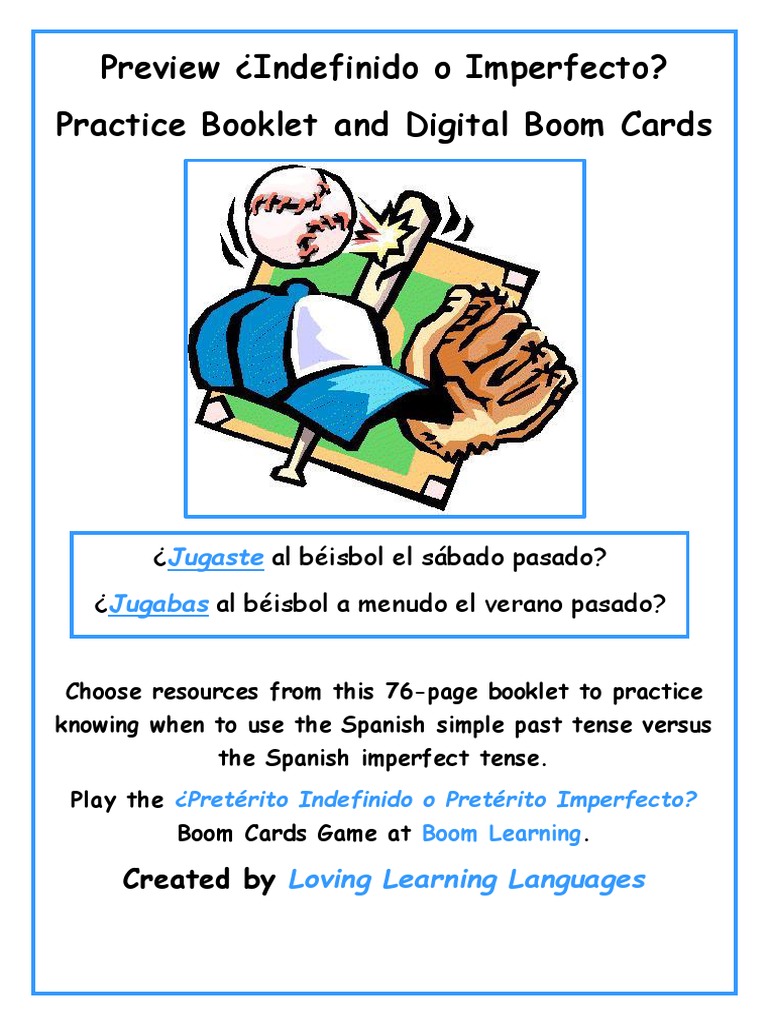 Spanish Past Tense Practice Guide | PDF | Leisure | Sports