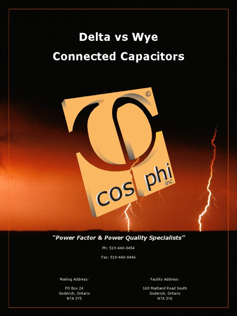 Delta Vs Wye Connected Capacitors | PDF | Capacitor | Electrical Equipment