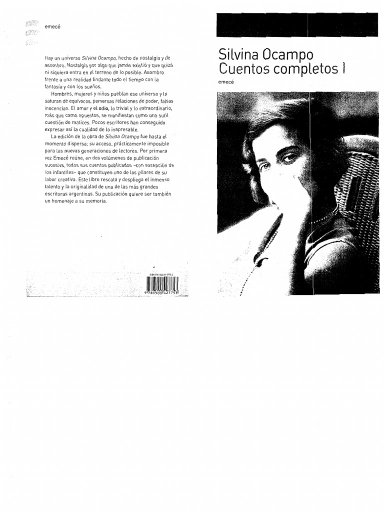 OCAMPO, Silvina, Cuentos Completos I PDF | PDF