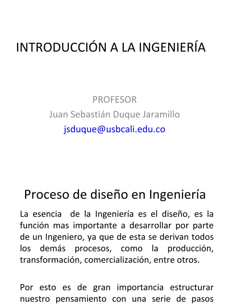 1.3 Proceso de Diseño en Ingeniería | PDF | Diseño | Creatividad