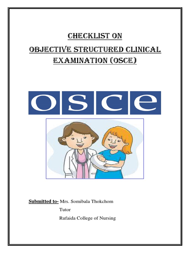 Objective Structured Clinical Examination | PDF | Clinical Medicine ...