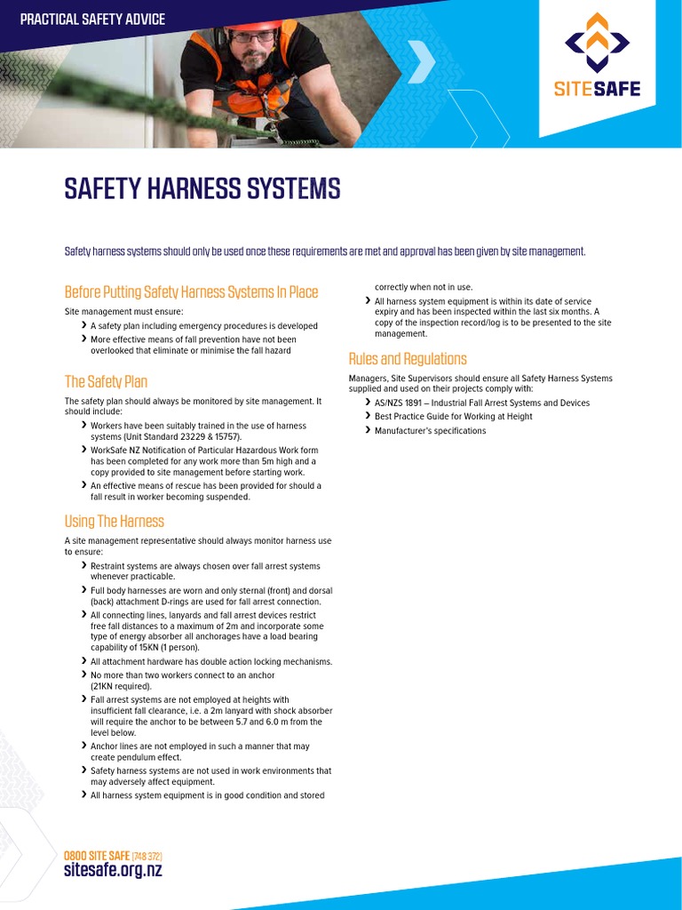 Safety Harness Systems | PDF | Prevention | Safety
