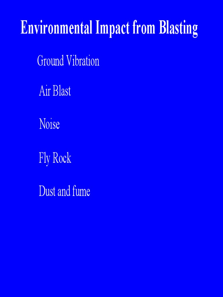 Blasting Safety | PDF | Explosive Material | Explosion