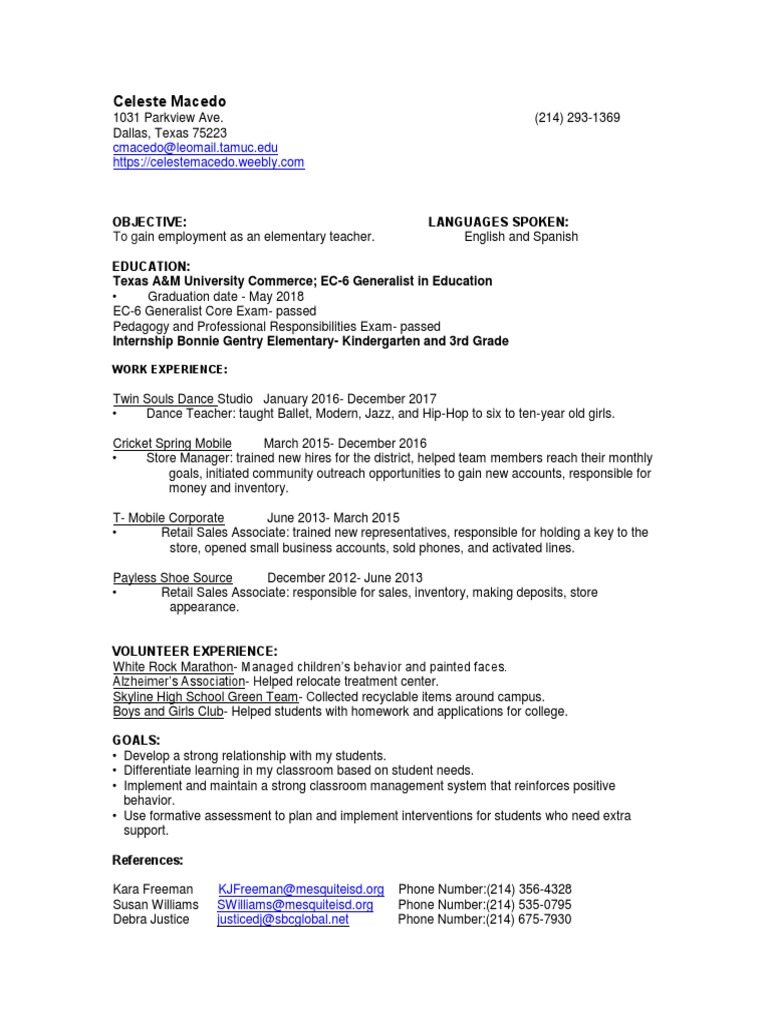 Final Resume 2018 | PDF | Career & Growth