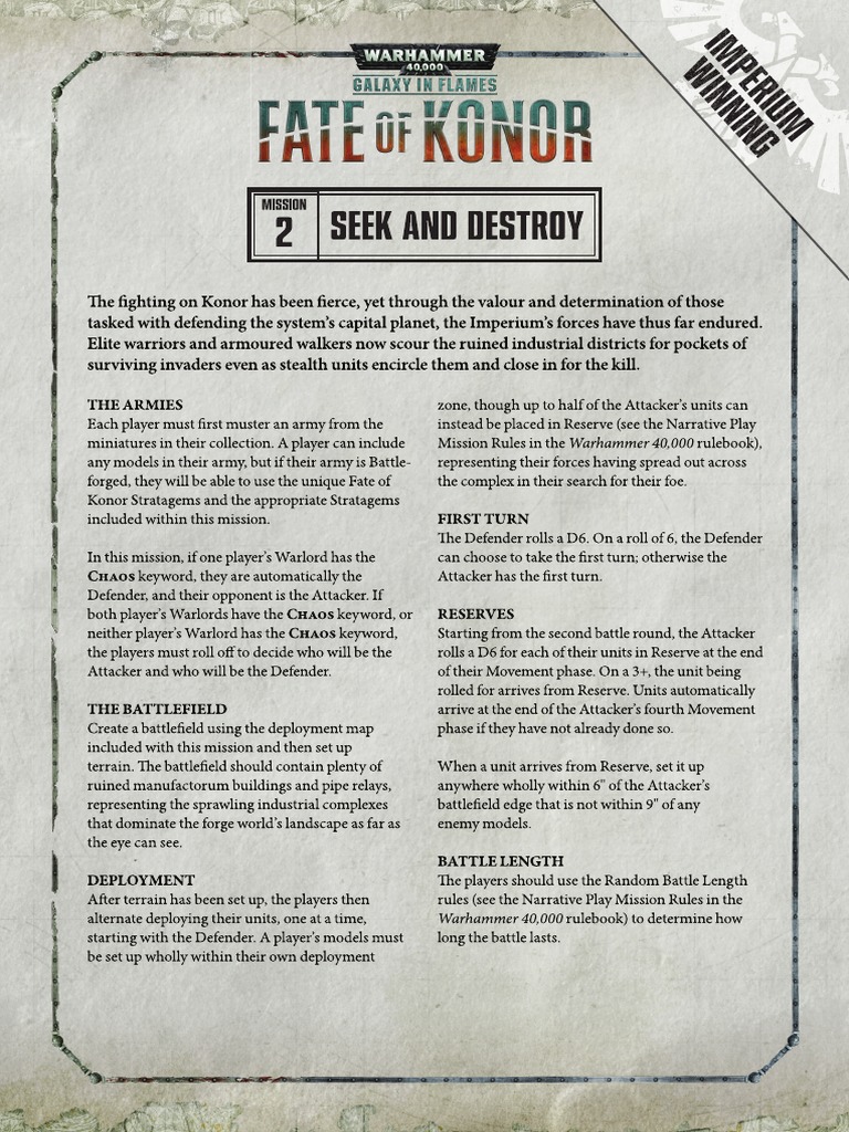 ENG-40k Campaign Envelope Cards Mission2 Imperium - Indd | PDF