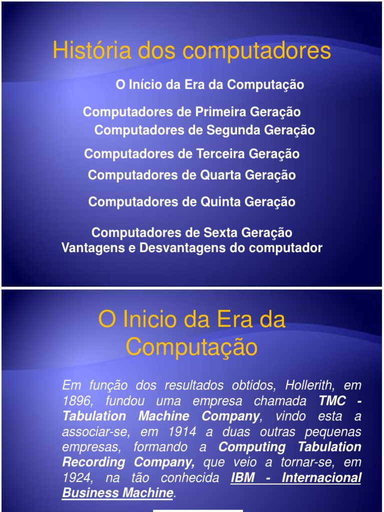 História dos computadores
