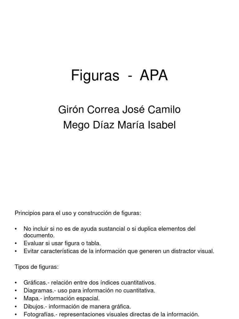 Figuras - APA | PDF
