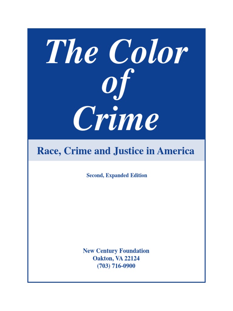 The Color of Crime PDF | PDF | Race And Ethnicity In The United States ...