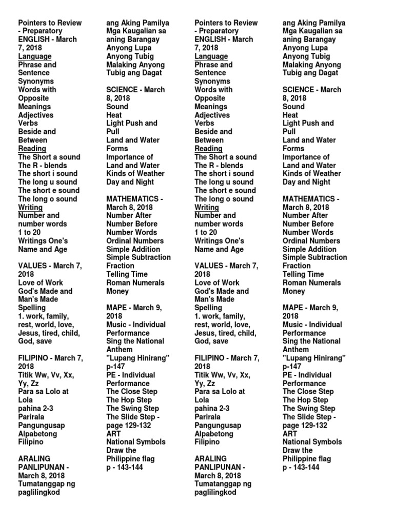 Pointers To Review 4TH QUARTER | PDF | English Language | Linguistics