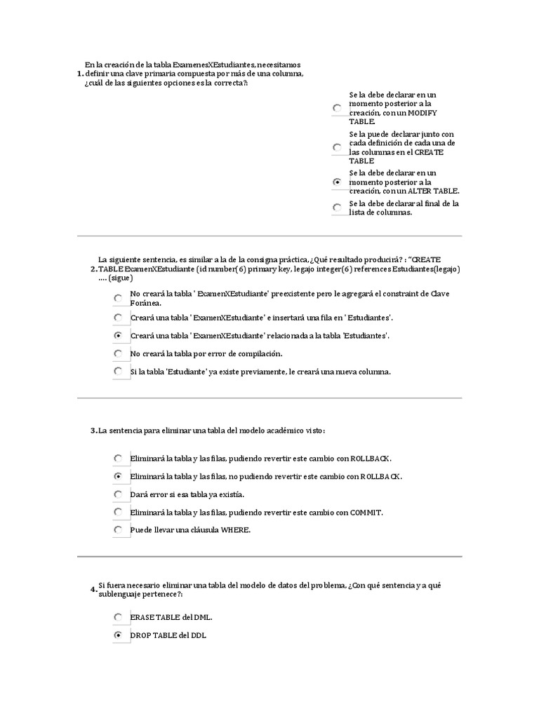 TP4 Base de Datos UES21 | PDF | Tabla (base de datos) | Modelado científico