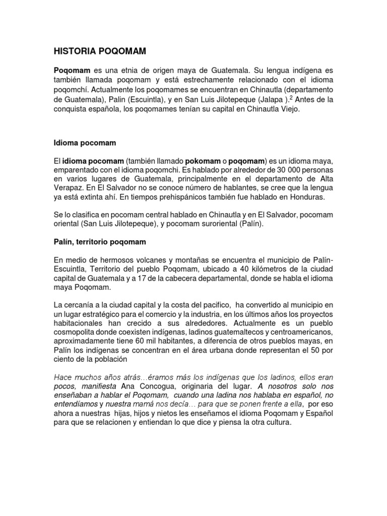 Poqomam Historia | Guatemala | Traje (Ropa)