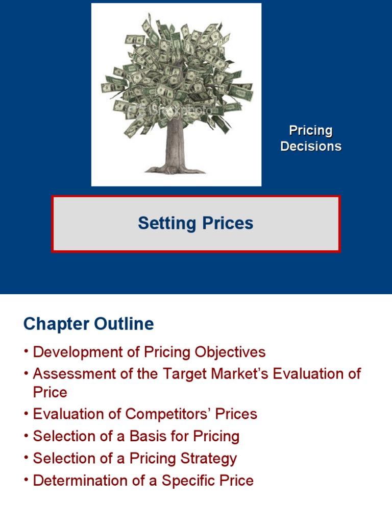 Determining Optimal Pricing Strategies | PDF | Pricing | Marketing