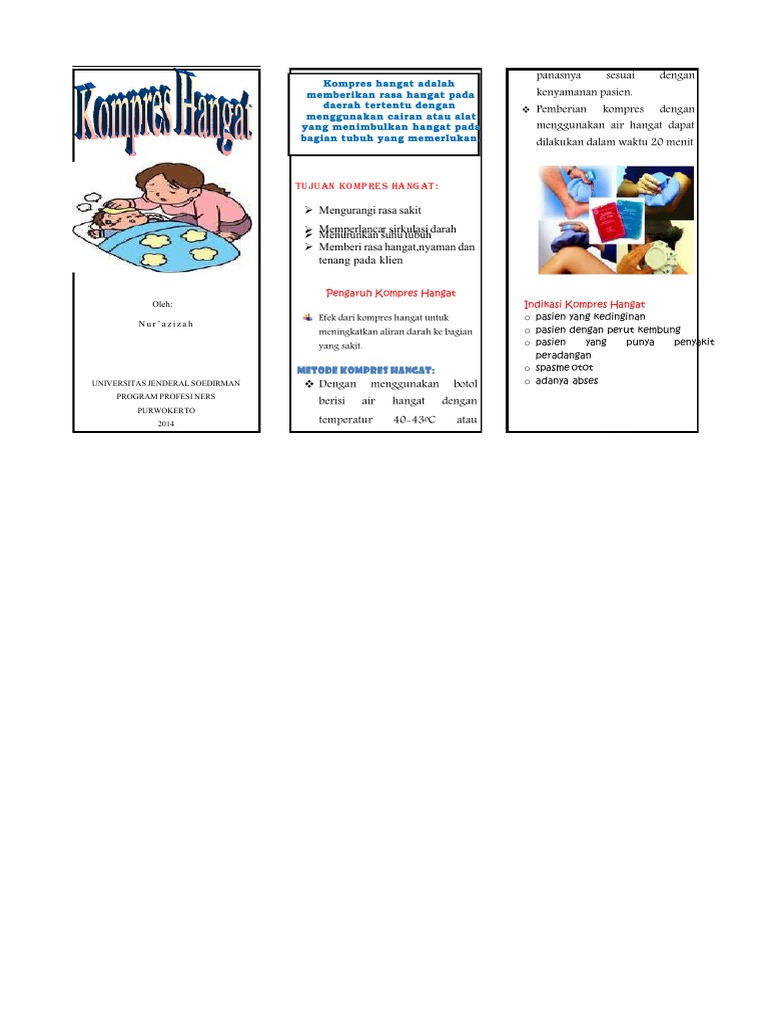 Leaflet Kompres Hangat Print | PDF
