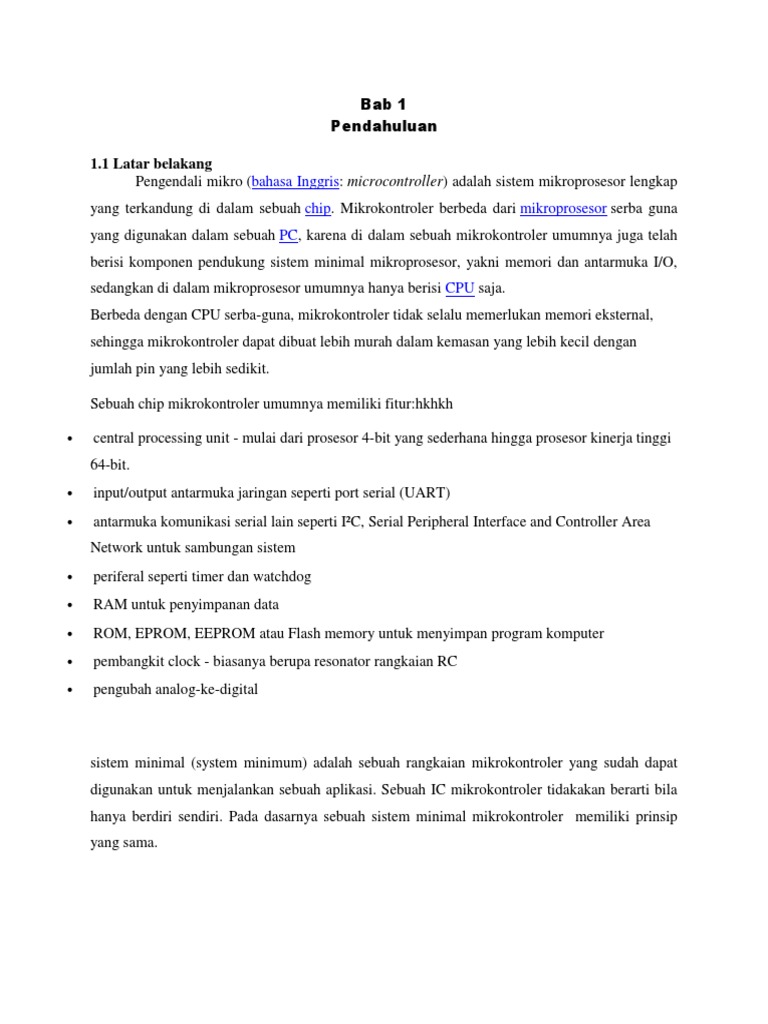 Pengertian dan Fitur Mikrokontroler Arduino | PDF