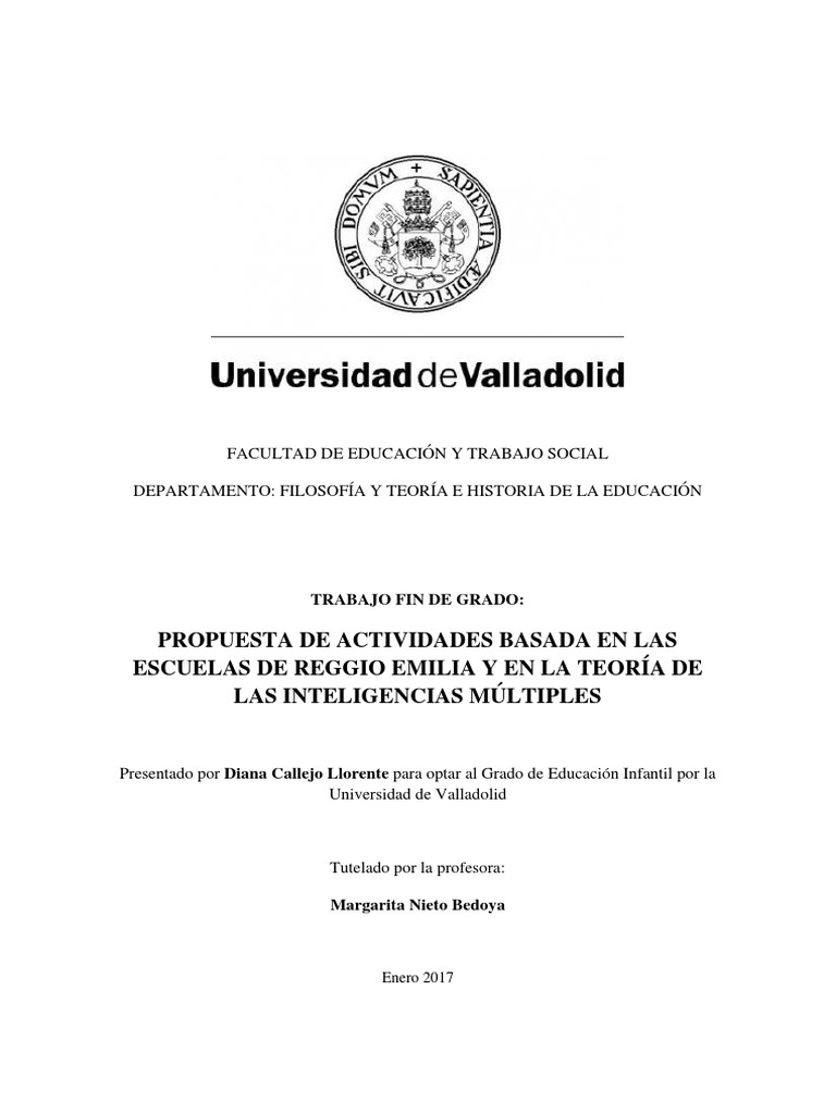 Reggio Emilia 3 | Descargar gratis PDF | Aprendizaje | Evaluación