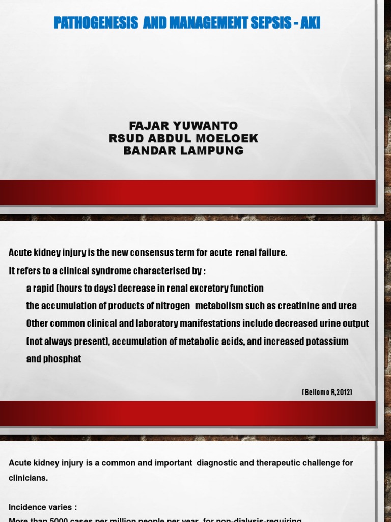 Pathogenesis and Management of Sepsis-Induced Acute Kidney Injury: An ...