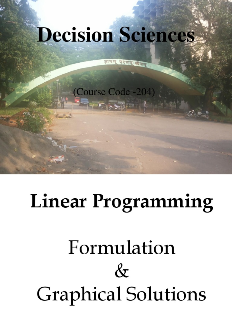 MBA Linear Programming | Download Free PDF | Linear Programming ...