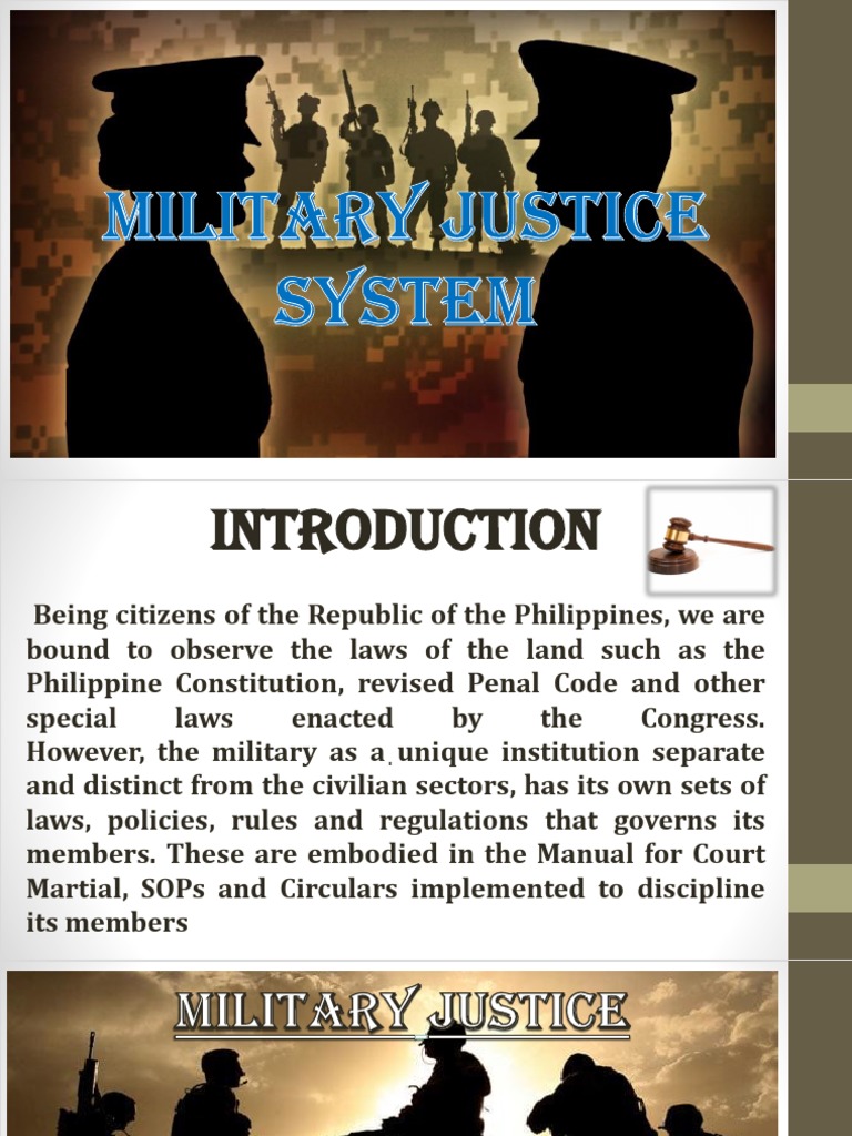 Navigating the Military Justice System: An Overview of the Laws ...