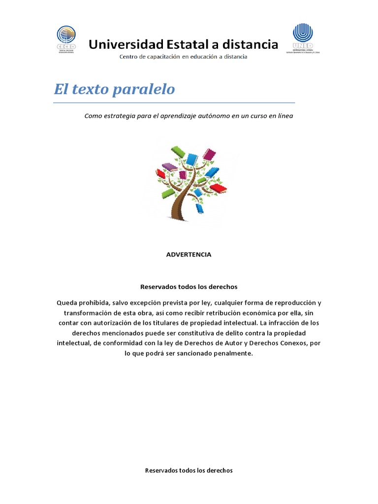 El Texto Paralelo | PDF | Cambio | Aprendizaje