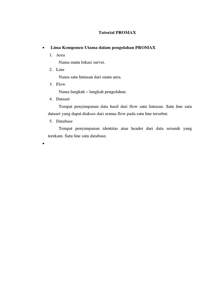 Tutorial PROMAX | PDF