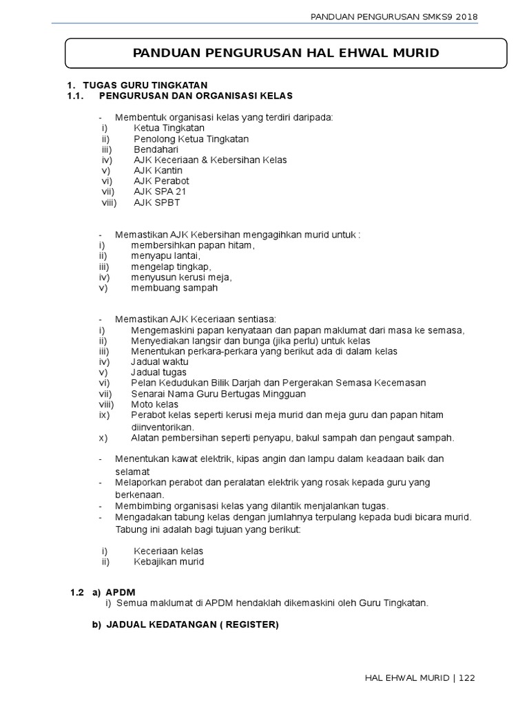 Panduan Pengurusan Hem (Repaired) | PDF