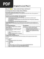 Science 8 Lesson Plan For Week 1 - 1 | PDF