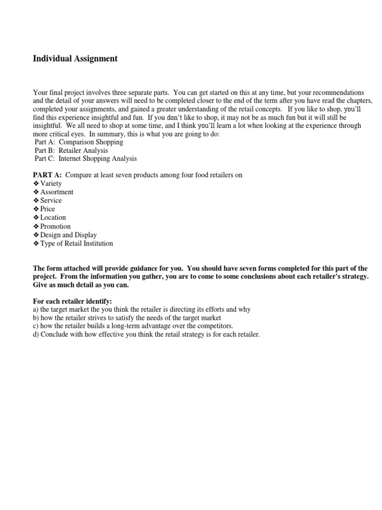 Final RM Assignment | PDF | Retail | Strategic Management