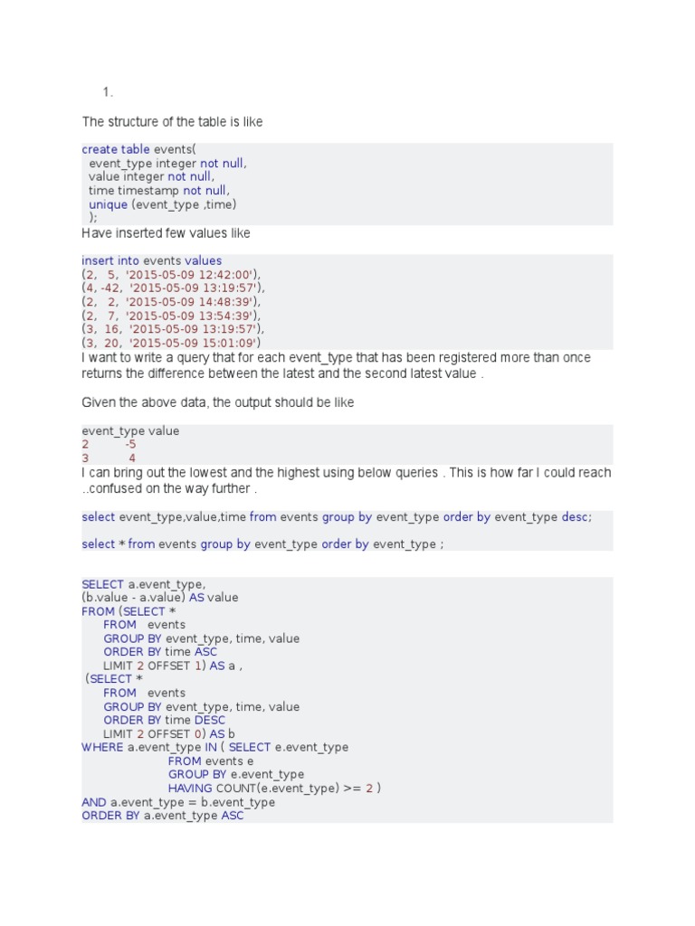 SQL Exam | PDF | Areas Of Computer Science | Data
