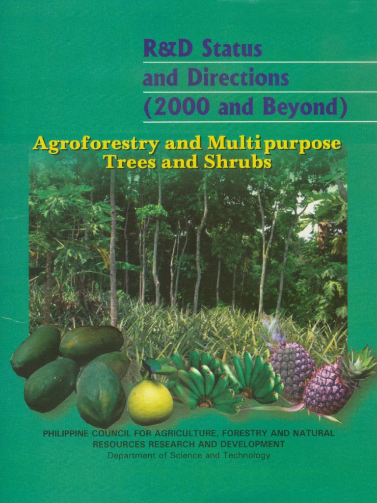 R&D Status On Agroforestry and Multipurpose Trees and Shrubs PDF | PDF ...