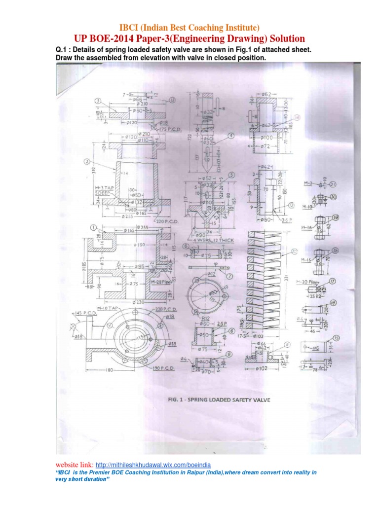 UP BOE-2014 Papers-3 Solution | PDF | Energy Conversion | Mechanical ...
