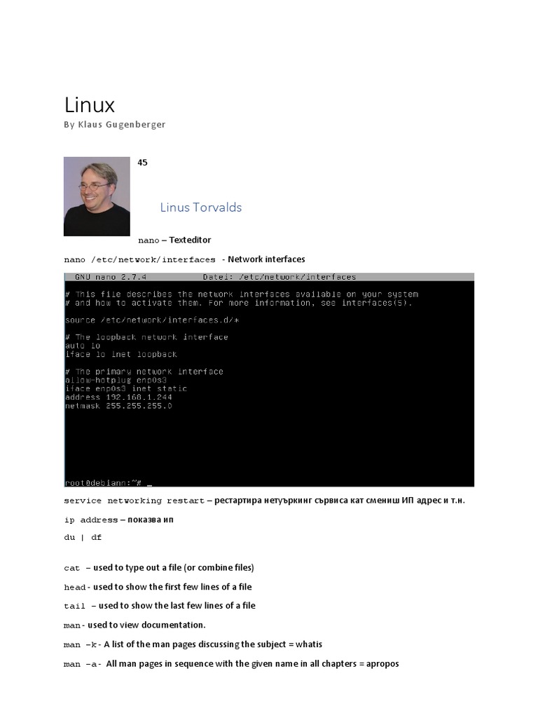 Linux Einführung | PDF | Computer File | Secure Shell