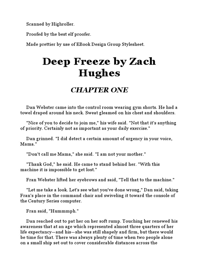 Zach Hughes - Deep Freeze | PDF | Sun | Stars