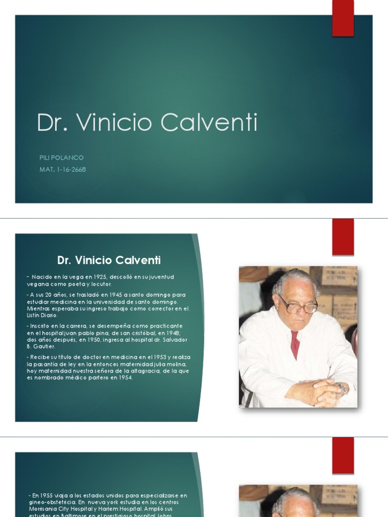 Dr. Vinicio Calventi | PDF | República Dominicana | Hospital