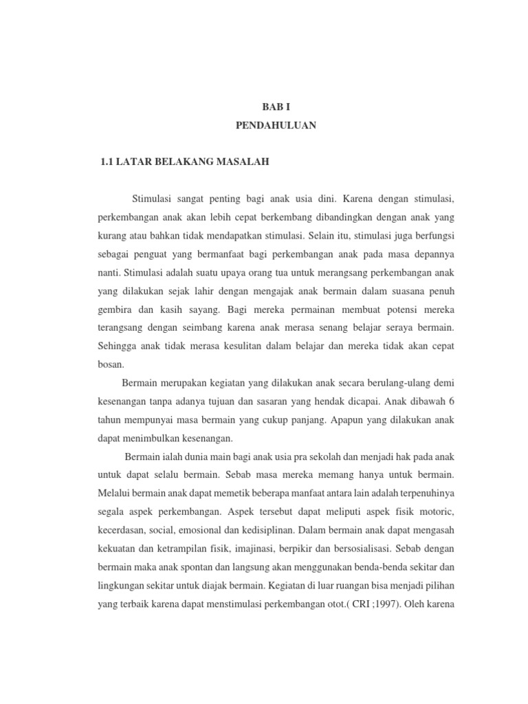 BAB I, II, Dan III | PDF