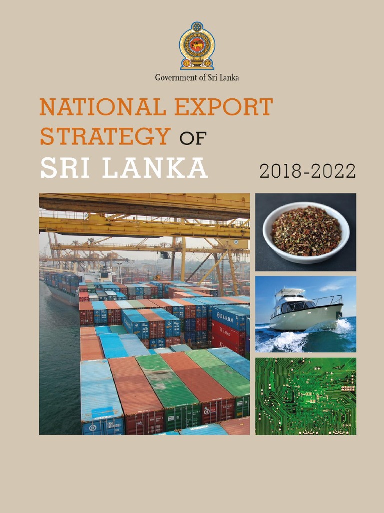 Main National Export Strategy (2018-2022) (NES) Document | PDF | Sri ...