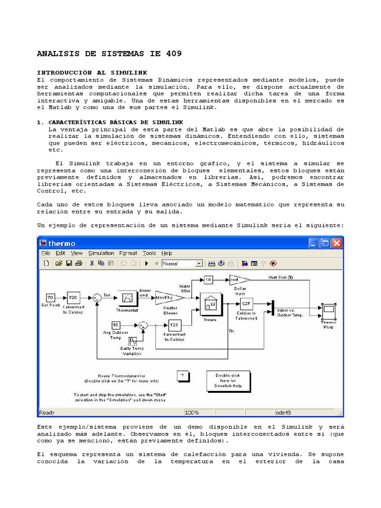 Intro Ducci On Sim U Link | PDF | Simulación | Matlab
