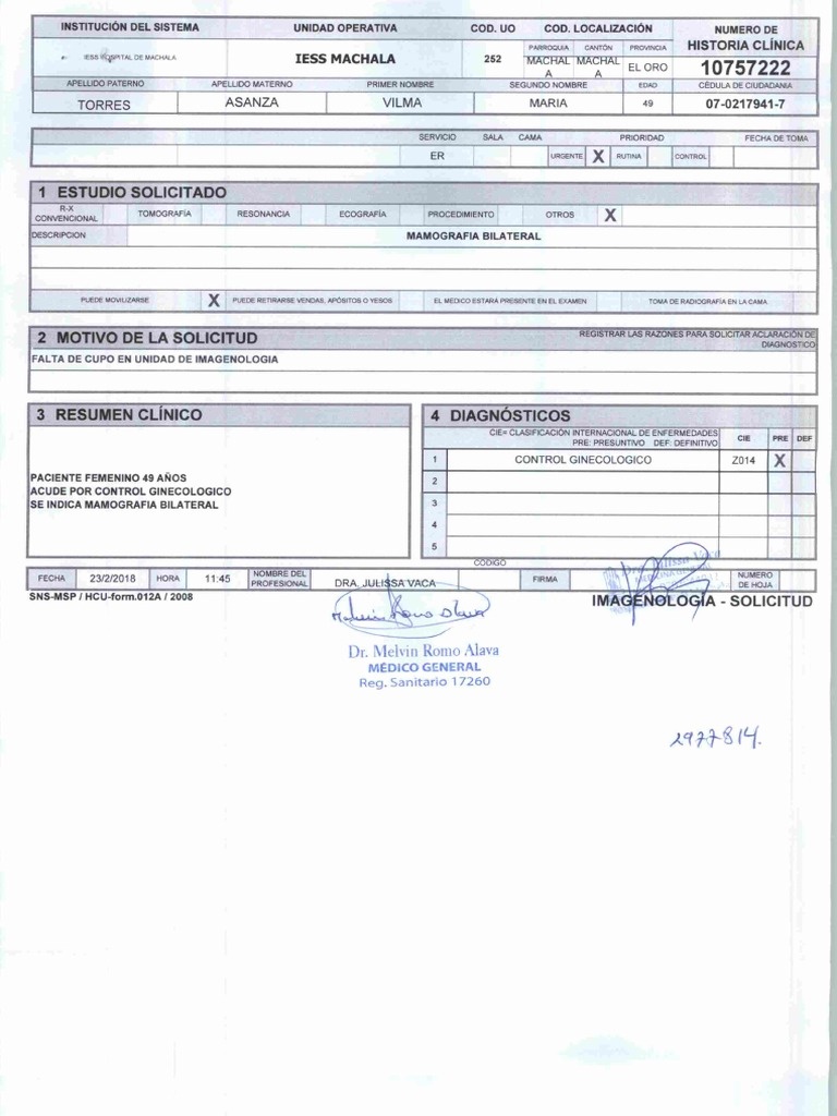 Formato de Imagen 012 MSP | PDF