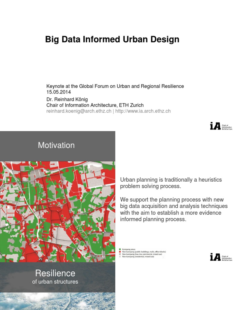 Big Data-Informed Urban Design | PDF | Big Data | Mathematical Optimization