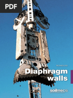 Diaphragm Wall Construction Overview | PDF | Civil Engineering ...