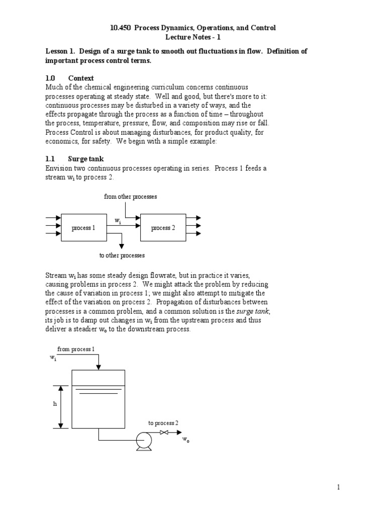 PC Lessons On Process Control | PDF | Complex Number | Control Theory