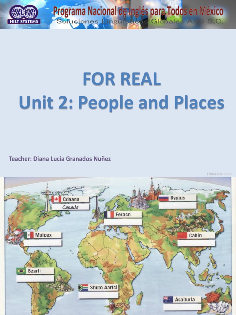People and Places: Grammar Guide | PDF