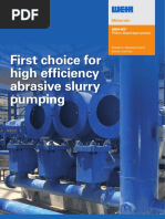 Warman SRH Pump Info | PDF | Pump | Mechanical Engineering