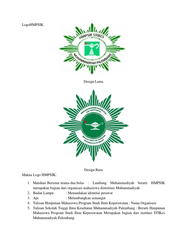 Makna dan Desain Logo HMPSIK | PDF