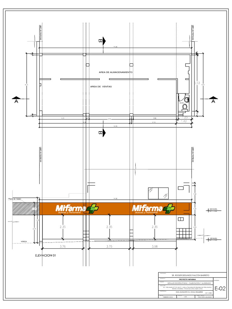 09-Mar-2018 Estructuras Mi Farma (E2) | PDF