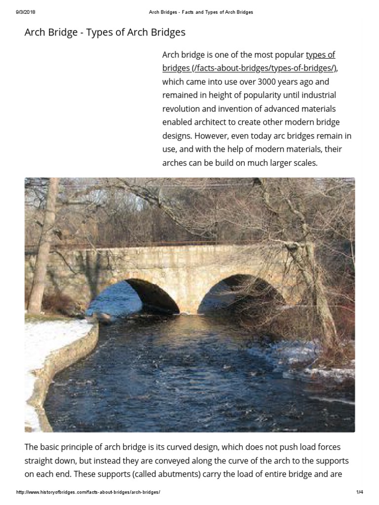 Arch Bridges - Facts and Types of Arch Bridges | Bridge | Buildings And ...