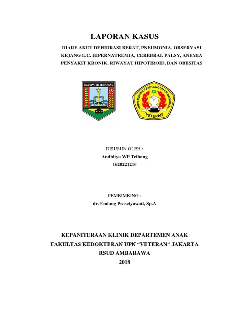 Laporan Kasus Stase Anak | PDF